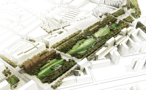 Team Camí Comtal has won La Sagrera Linear Park design competition ...