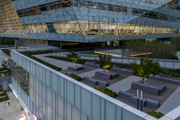 Shanghai Library East | landscape for the city