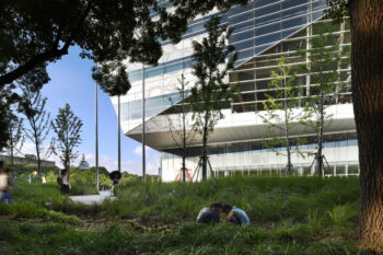 Shanghai Library East | landscape for the city